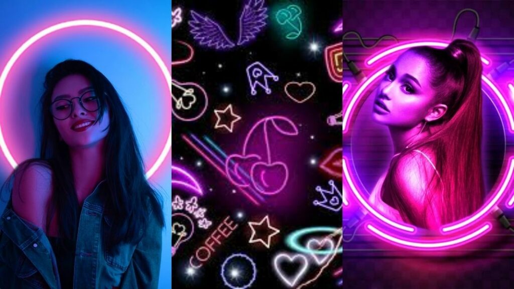Aplicación PicsArt - Añade un efecto de neón a tus fotos | Stonkstutors