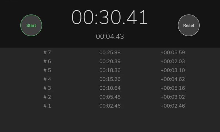 Las mejores aplicaciones de cronómetro para Android | Stonkstutors