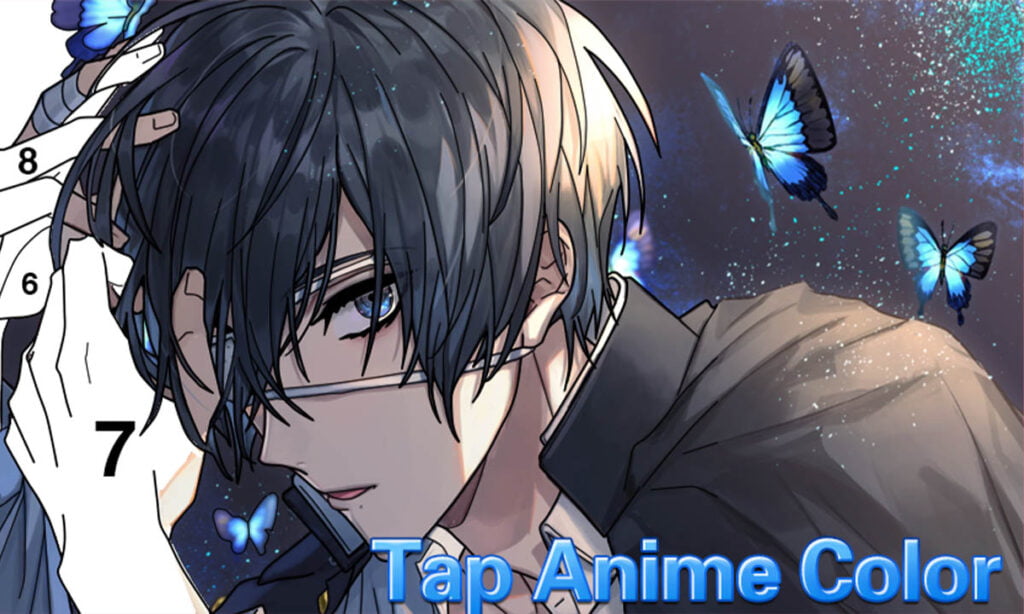 Aplicación Tap Anime: Pinta dibujos animados usando números | Stonkstutors