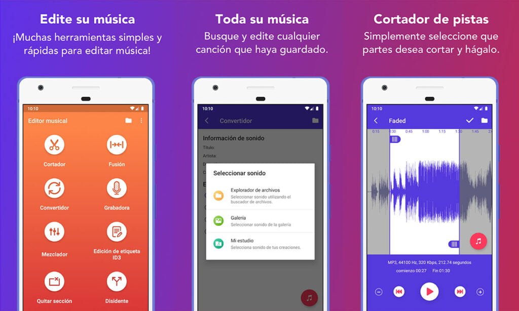 Las mejores aplicaciones para editar música en el teléfono | Stonkstutors