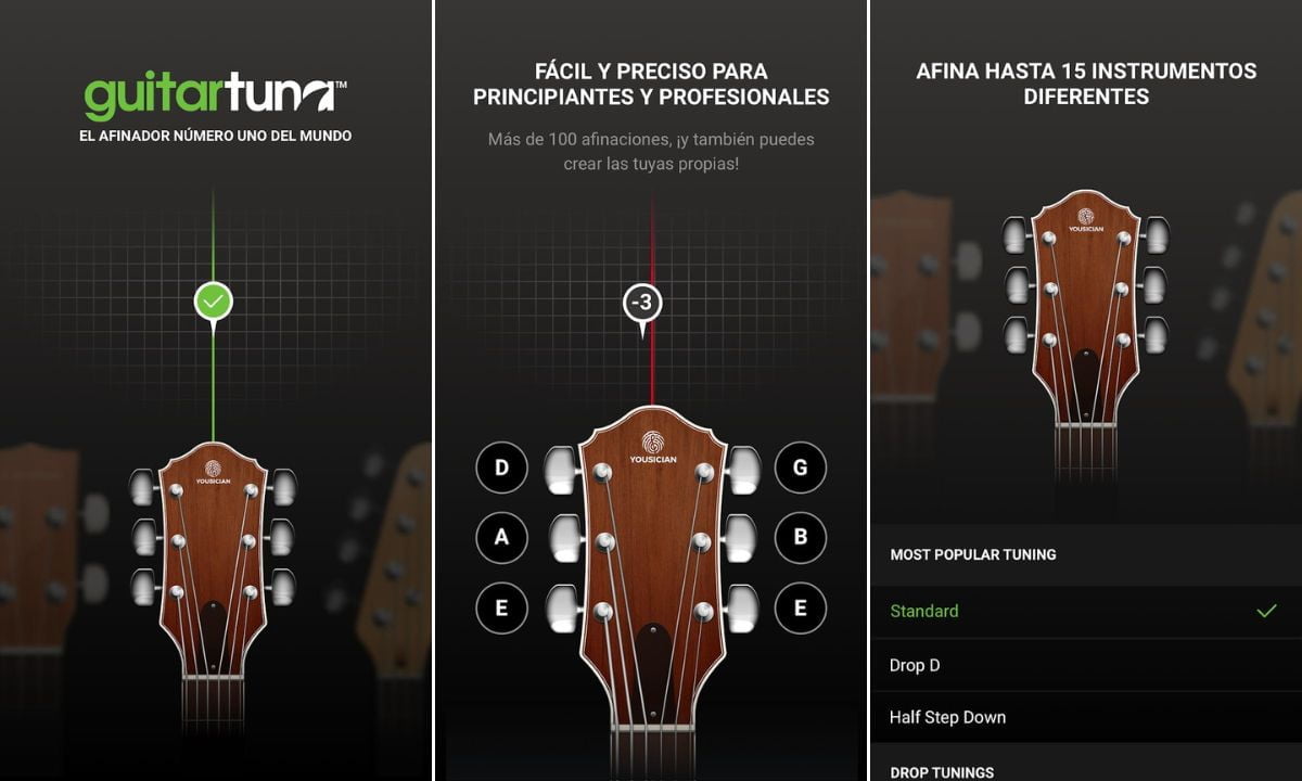 Aplicación para afinar tu guitarra con tu smartphone | Stonkstutors