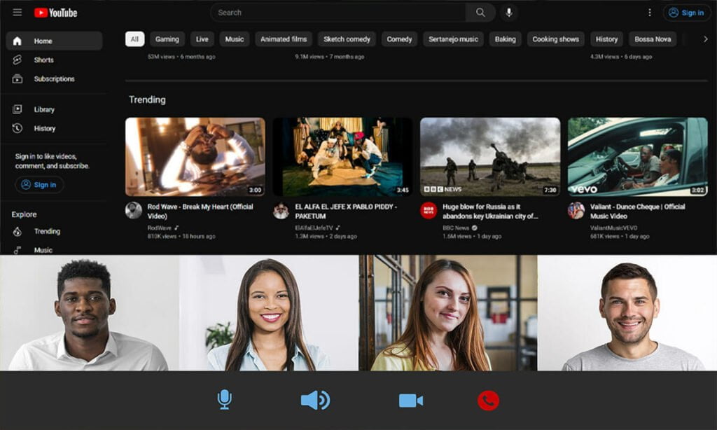 Cómo ver videos de YouTube en Google Meet [Guía paso a paso] | Stonkstutors