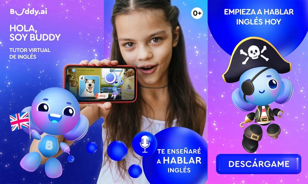 Enseña a los niños a hablar inglés jugando con la aplicación Buddy ...