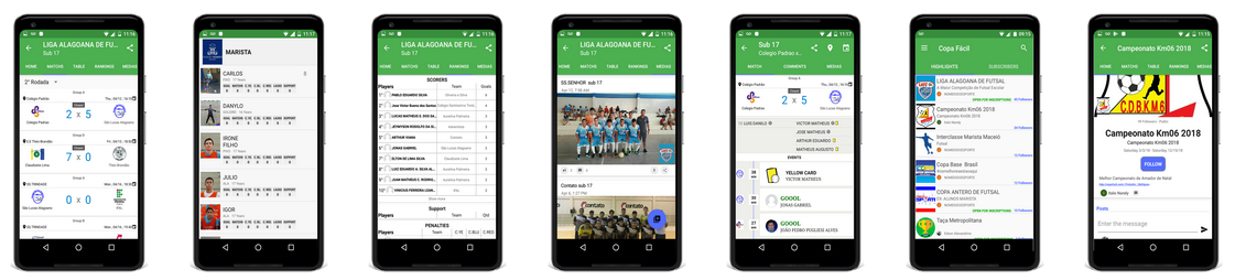 Aplicación Copa Fácil – Crea torneos de fútbol en tu móvil