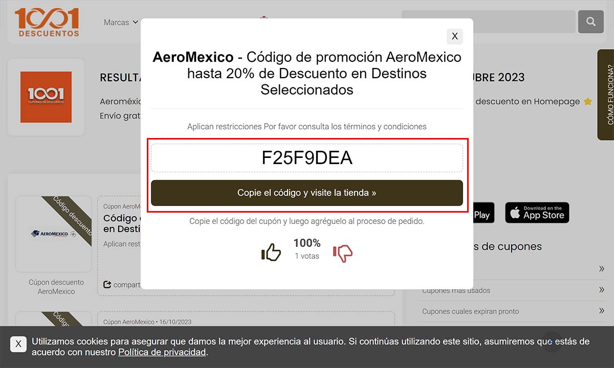 Cupón de descuento Aeroméxico: Guía para obtenerlo en 2023